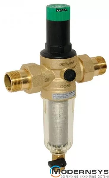 Самопромывной Фильтр Resideo (Honeywell) с редуктором 3/4", сетка 100 ...